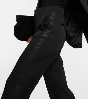 Isabel Marant Scarly Wide Leg Wool Pants