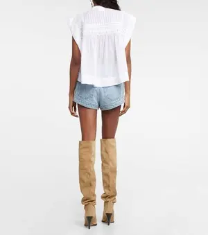 Isabel Marant Étoile Marant Leaza Cotton Blouse
