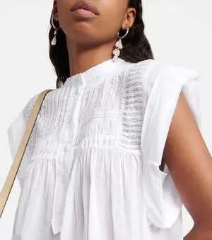 Isabel Marant Étoile Marant Leaza Cotton Blouse