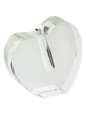 TIZO Crystal Heart Vase - Red  Clear