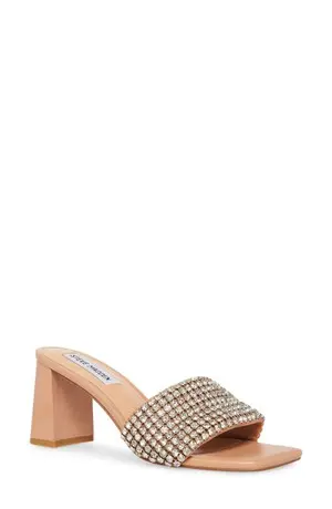 Steve Madden Laney Rhinestone Sandal Blush