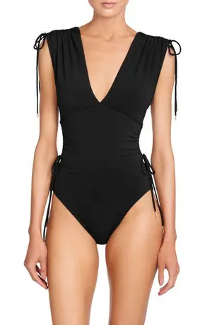 Robin Piccone V Neck Swimsuits