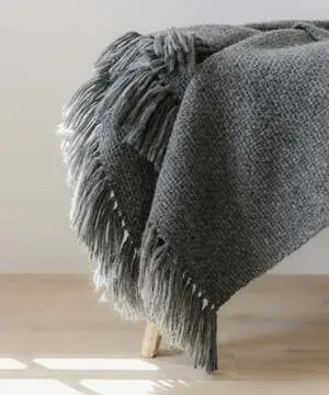 jenni kayne - Alpaca Basketweave Throw Pillow