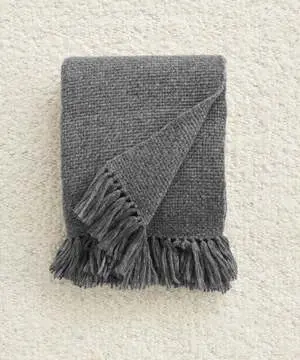 jenni kayne - Alpaca Basketweave Throw Pillow