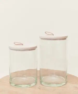 Jenni Kayne Stowe Eco Glass Canister No Color