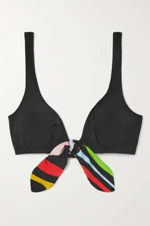 Emilio Pucci Printed Triangle Bikini Top