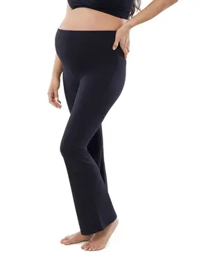 INGRID & ISABEL Fold Down Flared Maternity Leggings