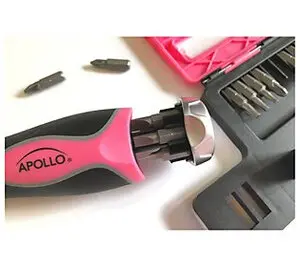 APOLLO 13-in-1 Ratcheting Screwdriver And Bit Set