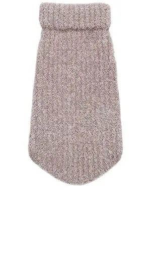Barefoot Dreams Cozychic Ribbed Pet Sweater In Mauve