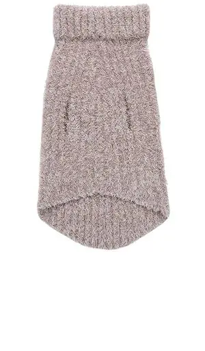 Barefoot Dreams Cozychic Ribbed Pet Sweater In Mauve