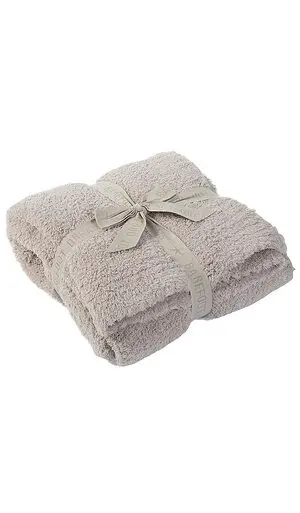 Barefoot Dreams Cozychic Throw In Grey - Stone