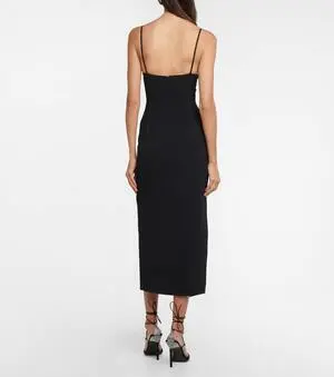 David Koma Embellished Midi Dress