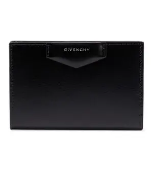 Givenchy Antigona Leather Bifold Wallet - Black