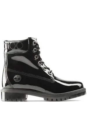 JIMMY CHOO X Timberland Patent Leather Boots