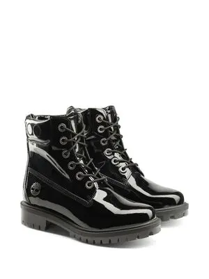 JIMMY CHOO X Timberland Patent Leather Boots