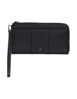 PIQUADRO PIQUADRO Bovine Leather Pouch Black