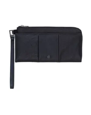 PIQUADRO Bovine Leather Pouch - Midnight Blue