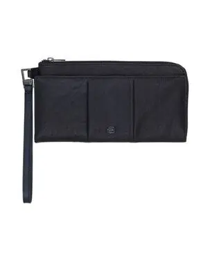PIQUADRO Bovine Leather Pouch - Midnight Blue