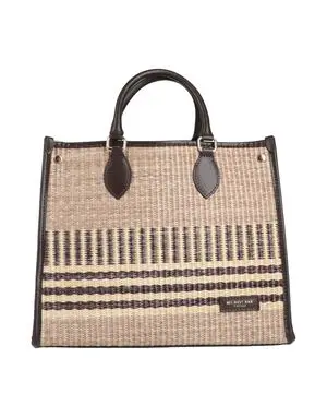 MY BEST BAG FIRENZE Textile Fibers And Leather Handbag - Brown