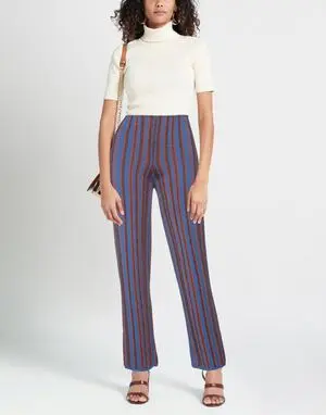 KAOS Striped Knit Pants - Blue