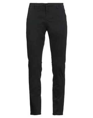 DONDUP Man Pants Sage Green Size 38 Cotton, Elastane Black
