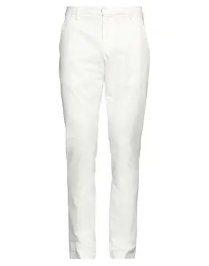 DONDUP Pants Size Cotton, Elastane - White