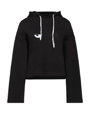 CHIARA FERRAGNI Cotton Sweatshirt - Black