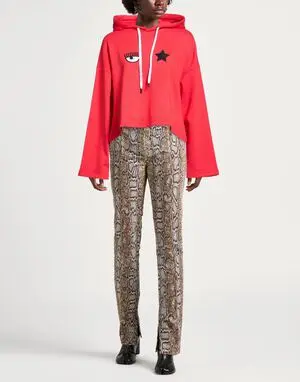 CHIARA FERRAGNI Embroidered Logo Hoodie - Red