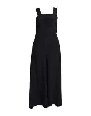SEMICOUTURE Acetate And Silk Jumpsuit Black