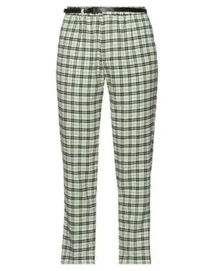 WHITE SAND Tartan Flannel Tapered Pants