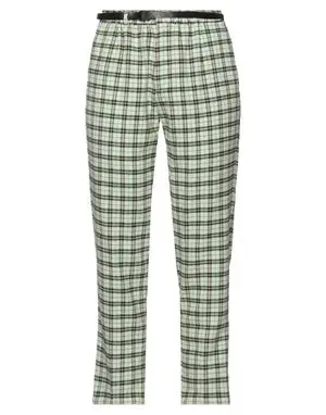 WHITE SAND Tartan Flannel Tapered Pants