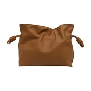 Loewe Flamenco Medium Clutch Bag Oak