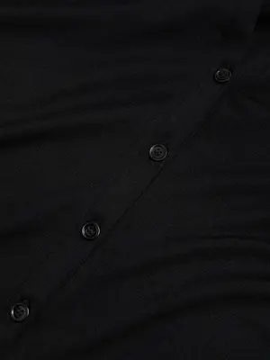 Majestic Filatures Soft Touch V-neck Cardigan - Noir