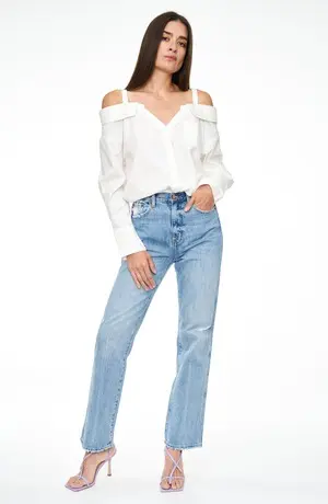 PISTOLA Cassie High-waist Straight-leg Jeans