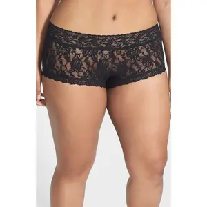 Hanky Panky Stretch Lace Boyshorts Black