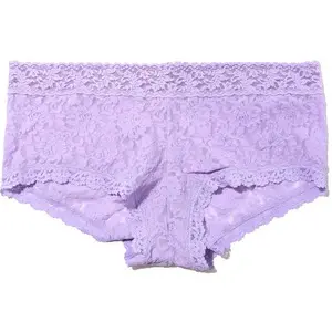 Hanky Panky Stretch Lace Boyshorts Wisteria Purple