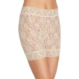 Hanky Panky Sheer Signature Lace Bike Shorts - Chai