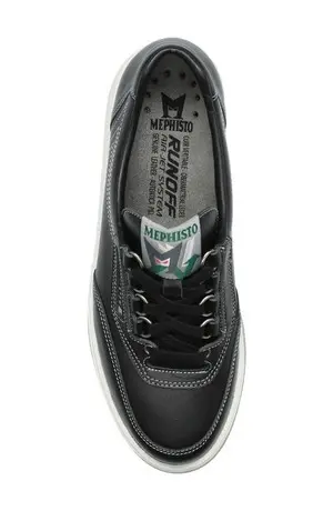 Mephisto Rush Walking Shoe - Black/white