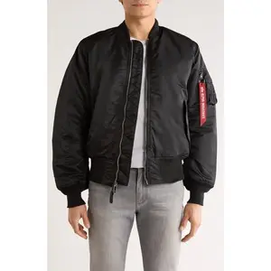 Alpha Industries Ma-1 Reversible Bomber Jacket - Black/gunmetal