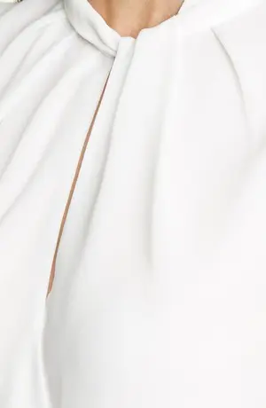 Ted Baker London Two-tone Mock Neck Pencil Dress