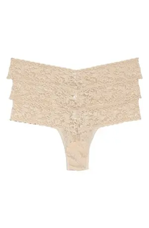 Hanky Panky 3-pack Low Rise Thong Chai