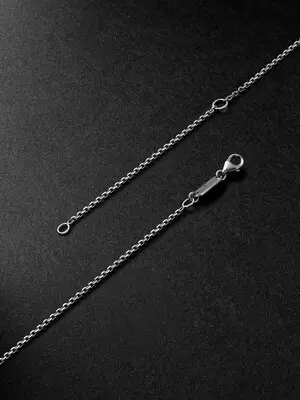SUZANNE KALAN 18-karat White Gold, Lapis Lazuli And Diamond Pendant Necklace