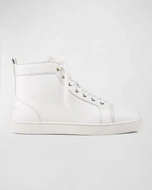 Men's Leather High Top Sneakers