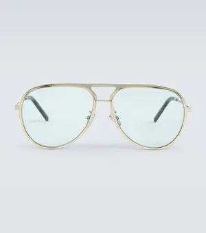 Dior Dioressential A2u Aviator Sunglasses - Silver