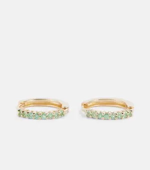 Mateo 14kt Yellow Gold Emerald Earrings