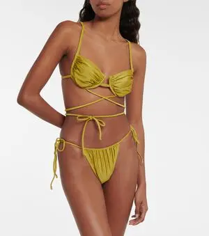 BANANHOT Cherry Ruched Bikini Bottom