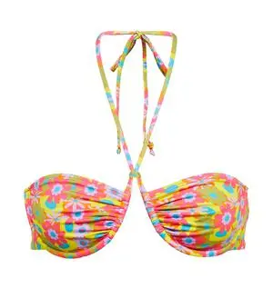 BANANHOT St. Tropez Bandeau Bikini Top - Multicoloured