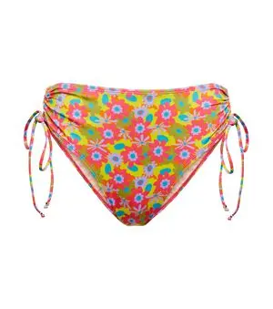 BANANHOT Liz Floral High-rise Bikini Bottom - Multicoloured