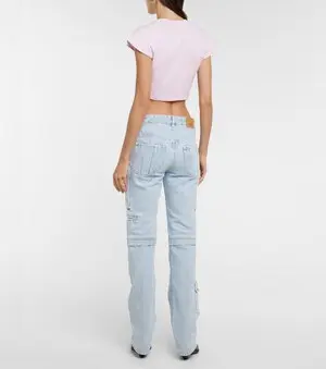 Isabel Marant Étoile Zineae Cropped Cotton Top