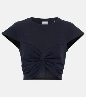 ISABEL MARANT ÉTOILE Isabel Marant Zineae Cotton Jersey Crop Top